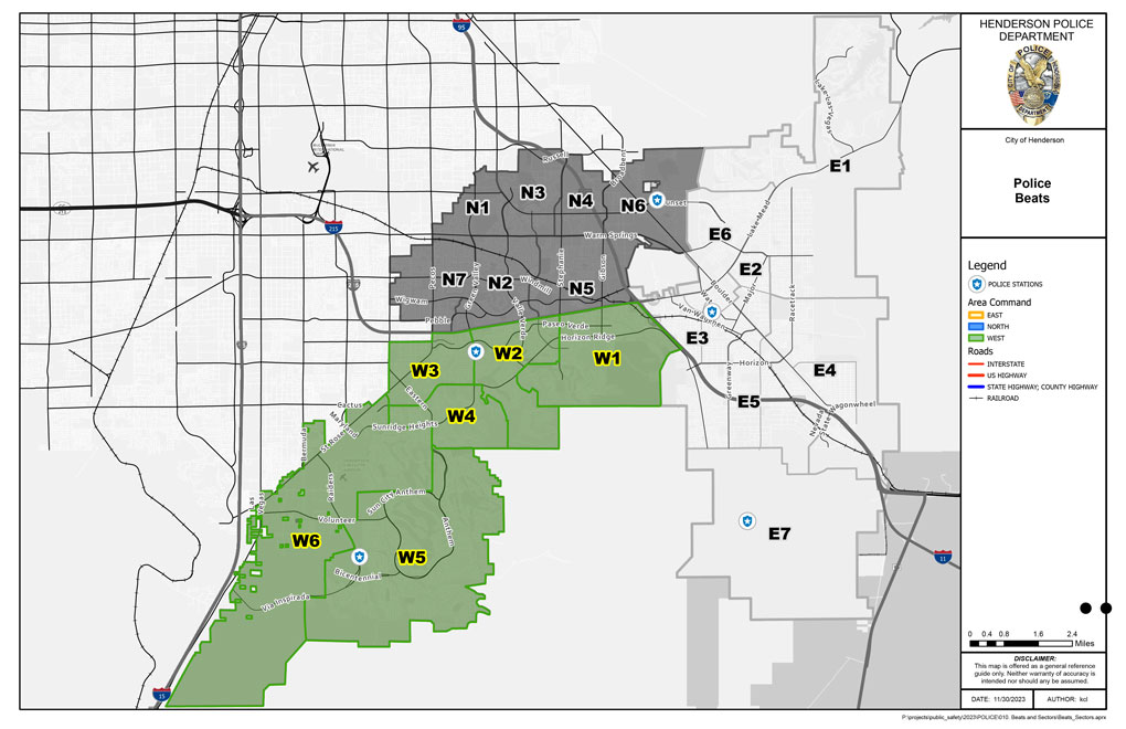 Station Locations | Henderson Police Department